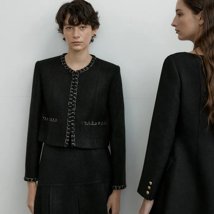 TRIMMING TWEED JK_2COLOR - 감도 깊은 취향 셀렉트샵 29CM