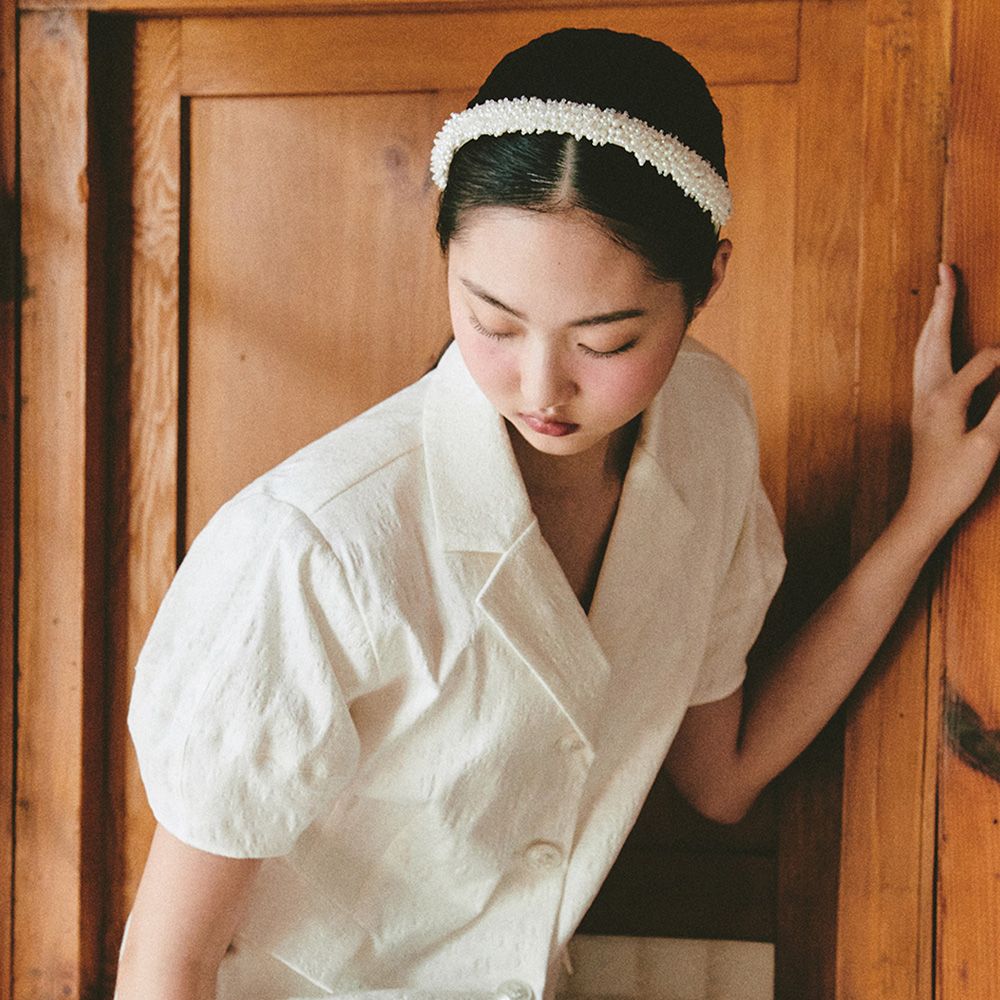 Bridal Audrey Pearl Hairband_white - 감도 깊은 취향 셀렉트샵 29CM