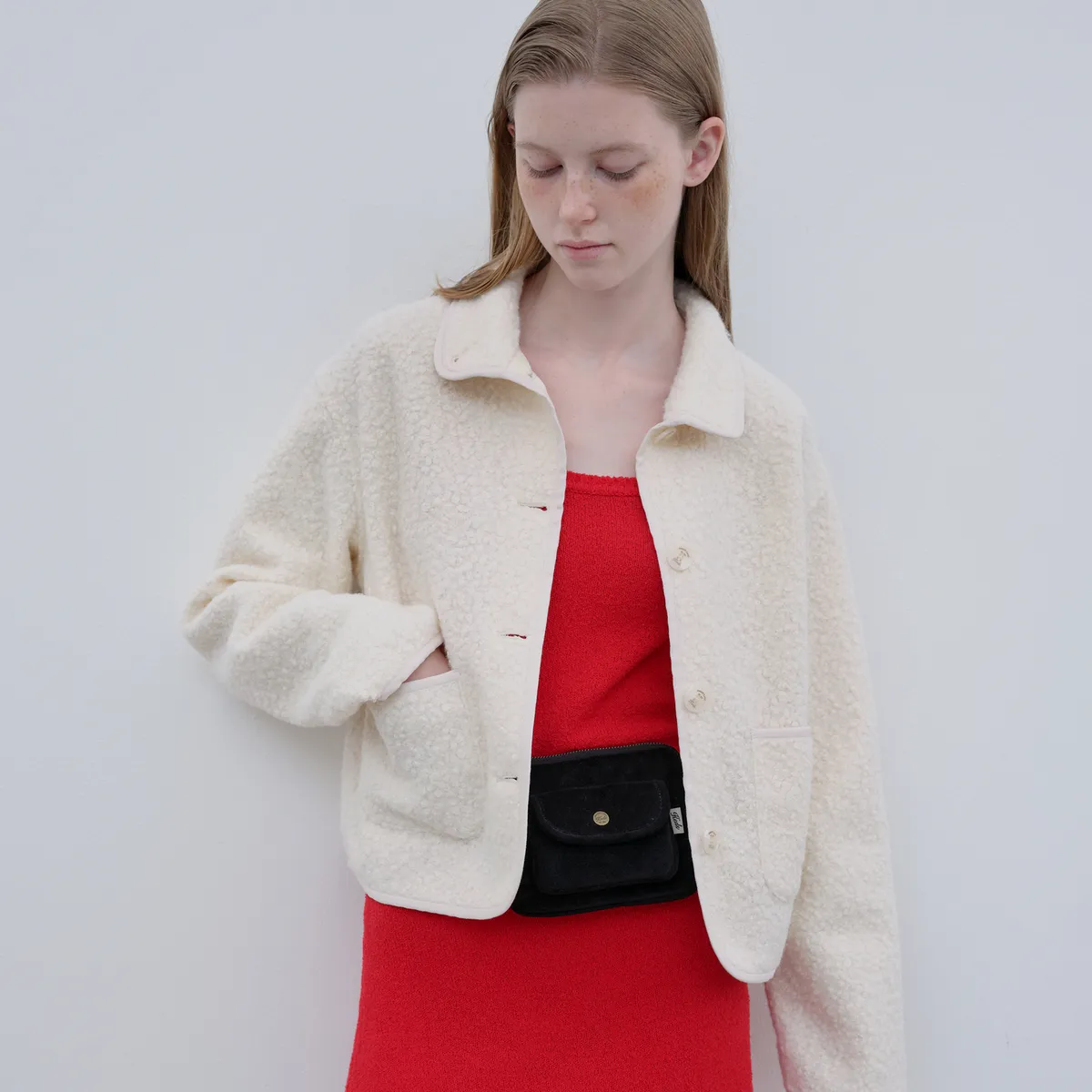 카라 플리스 자켓_KD2PLG4101F_CRM - 감도 깊은 취향 셀렉트샵 29CM