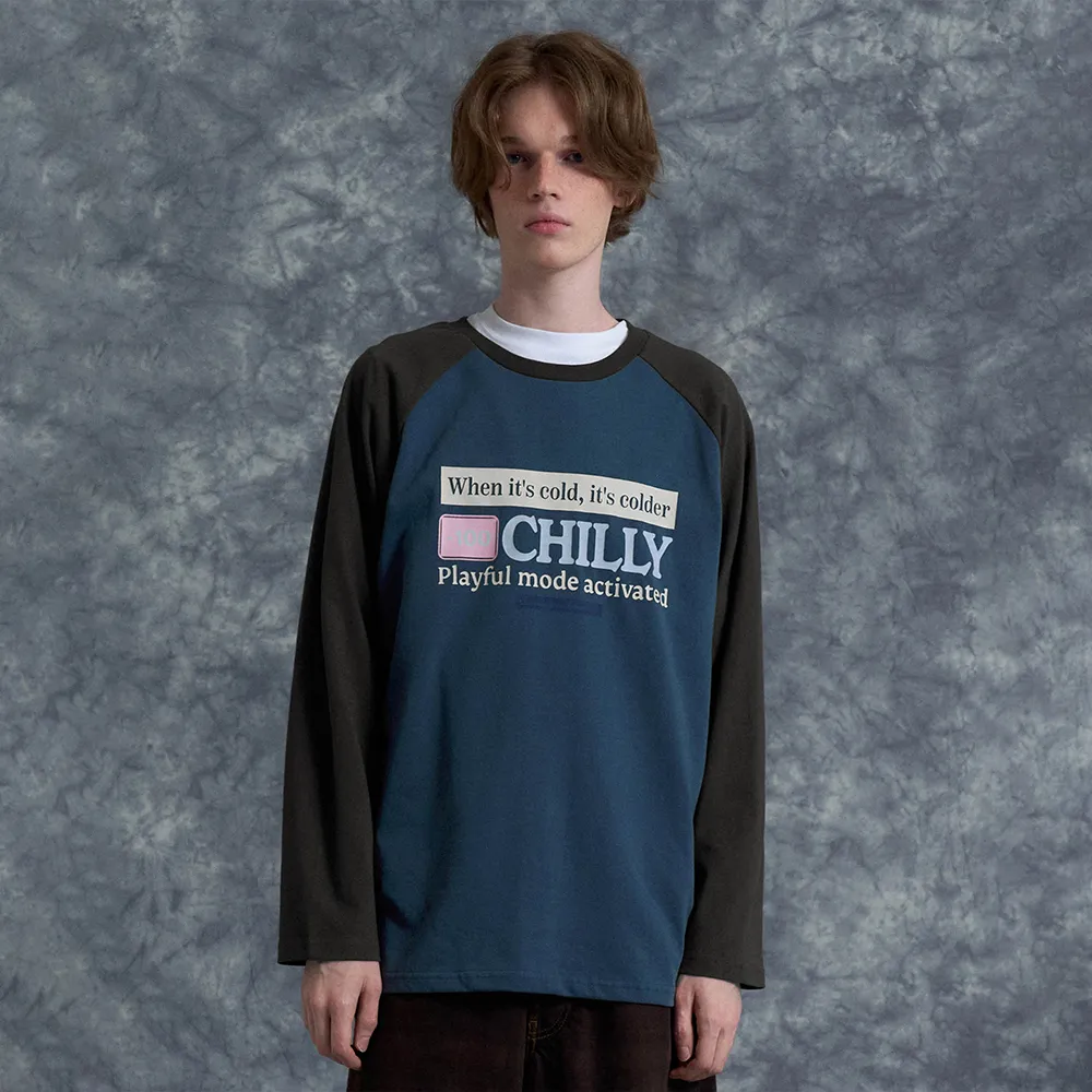 Chilly Raglan LS Tee - Steel Blue - 감도 깊은 취향 셀렉트샵 29CM