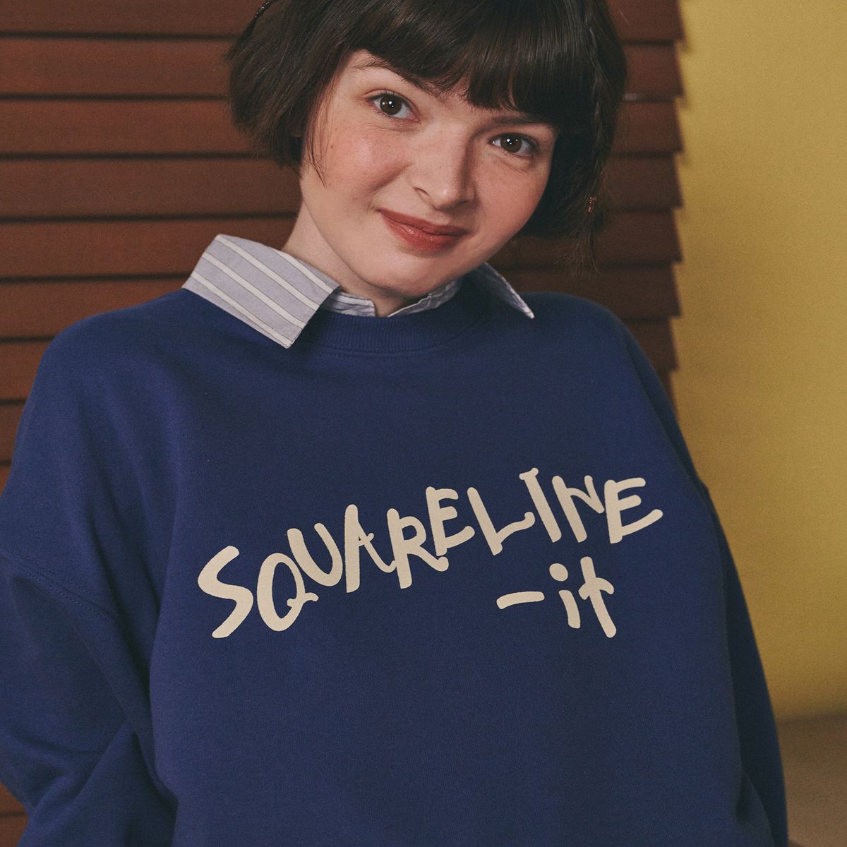 Squareline It Sweatshirts_Blue - 감도 깊은 취향 셀렉트샵 29CM