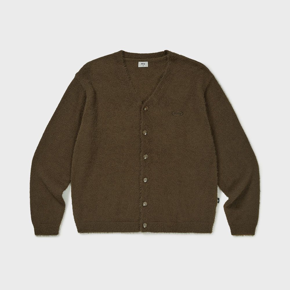 [Mmlg] MENDED PLAY CARDIGAN (BROWN) - 감도 깊은 취향 셀렉트샵 29CM