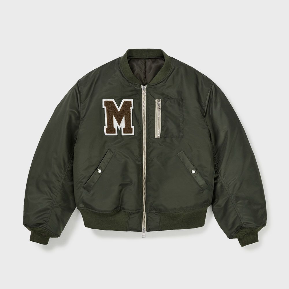 [Mmlg] FAMILY NAME FLIGHT JACKET (OLIVE) - 감도 깊은 취향 셀렉트샵 29CM