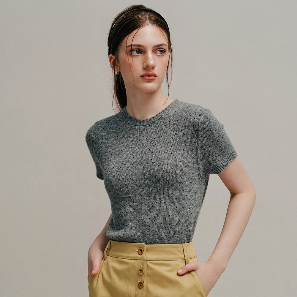 [29CM 단독] RORI dot half knit_GRAY - 감도 깊은 취향 셀렉트샵 29CM