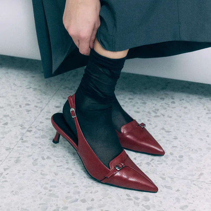 [29CM 단독] MOLLY 몰리 벨티드 스틸레토 키튼힐 - 3colors l 5cm - 감도 깊은 취향 셀렉트샵 29CM