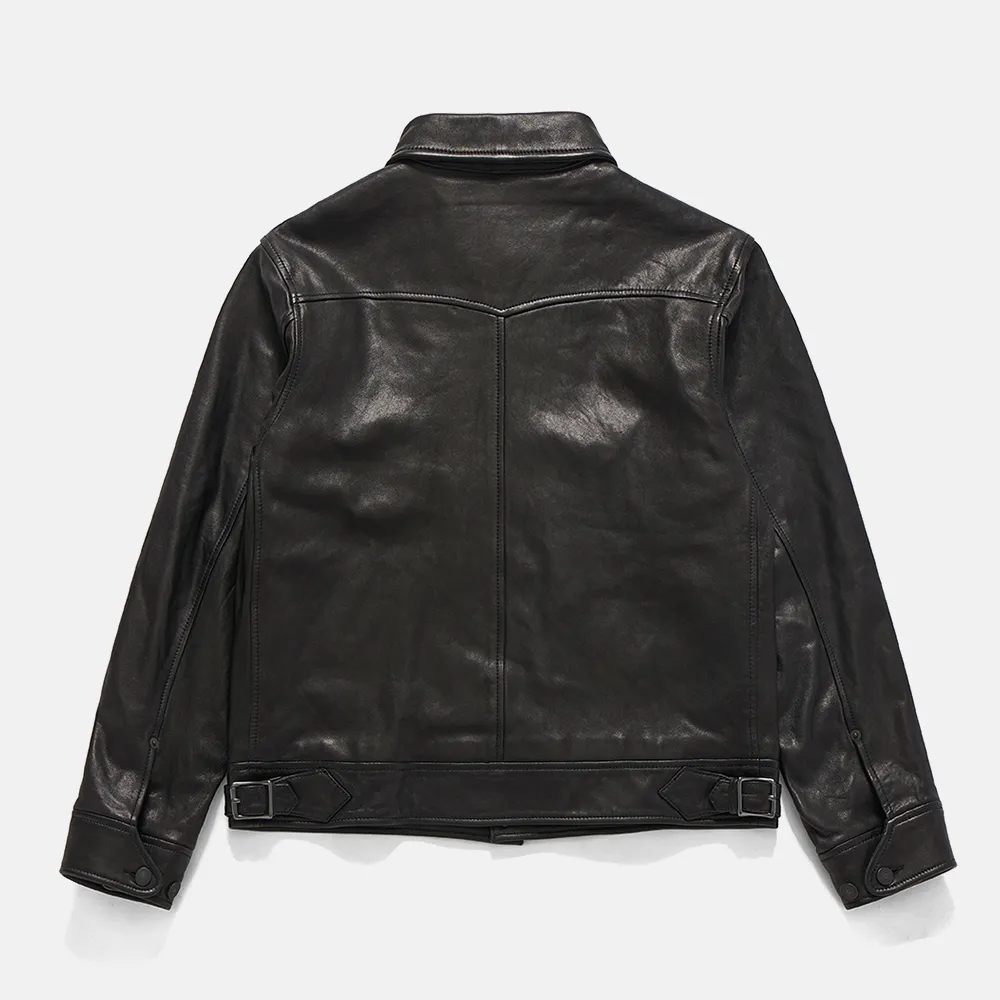 TRAPPER LEATHER JACKET / BLACK - 감도 깊은 취향 셀렉트샵 29CM