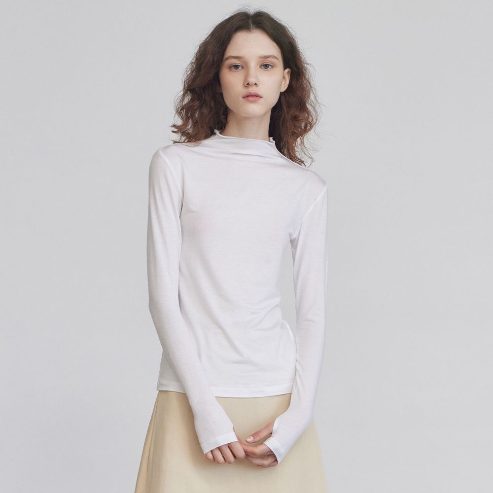 슬림 하이넥 탑 WH - 감도 깊은 취향 셀렉트샵 29CM