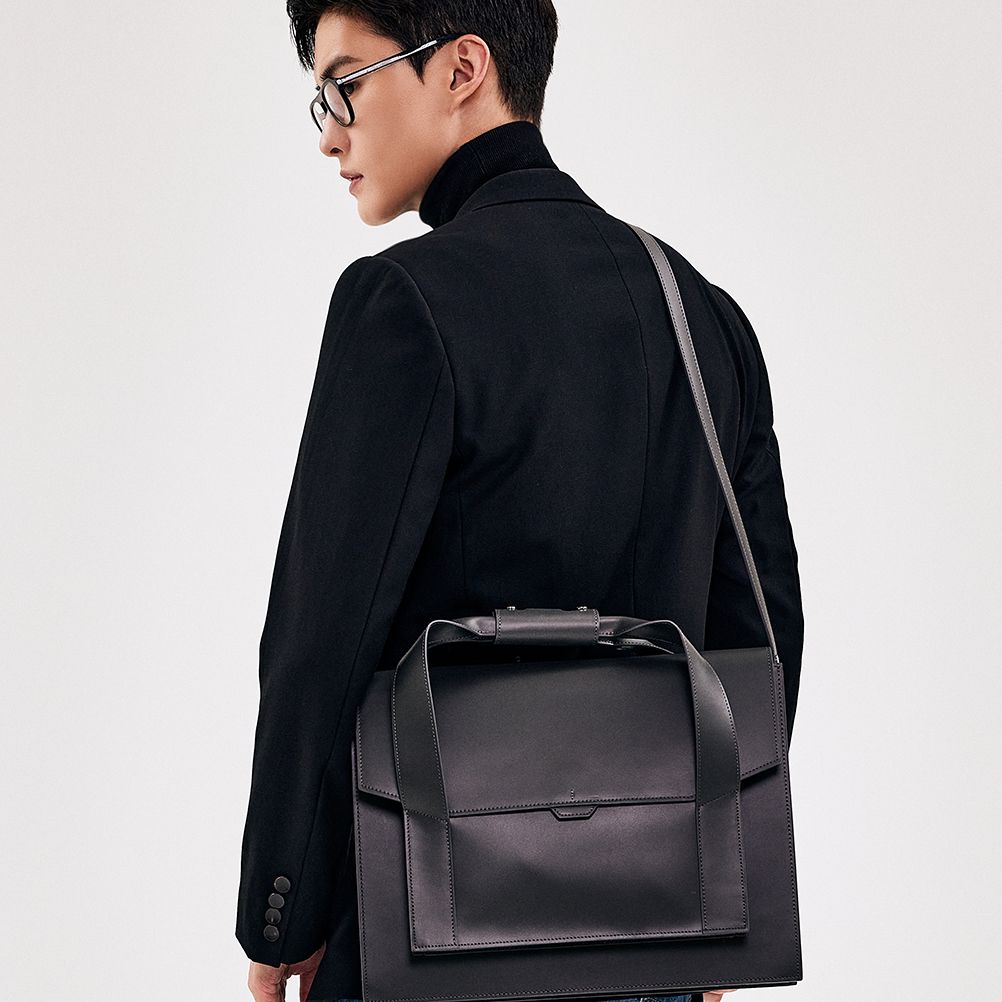 Polygon Satchel CEO bag [grey] - 감도 깊은 취향 셀렉트샵 29CM