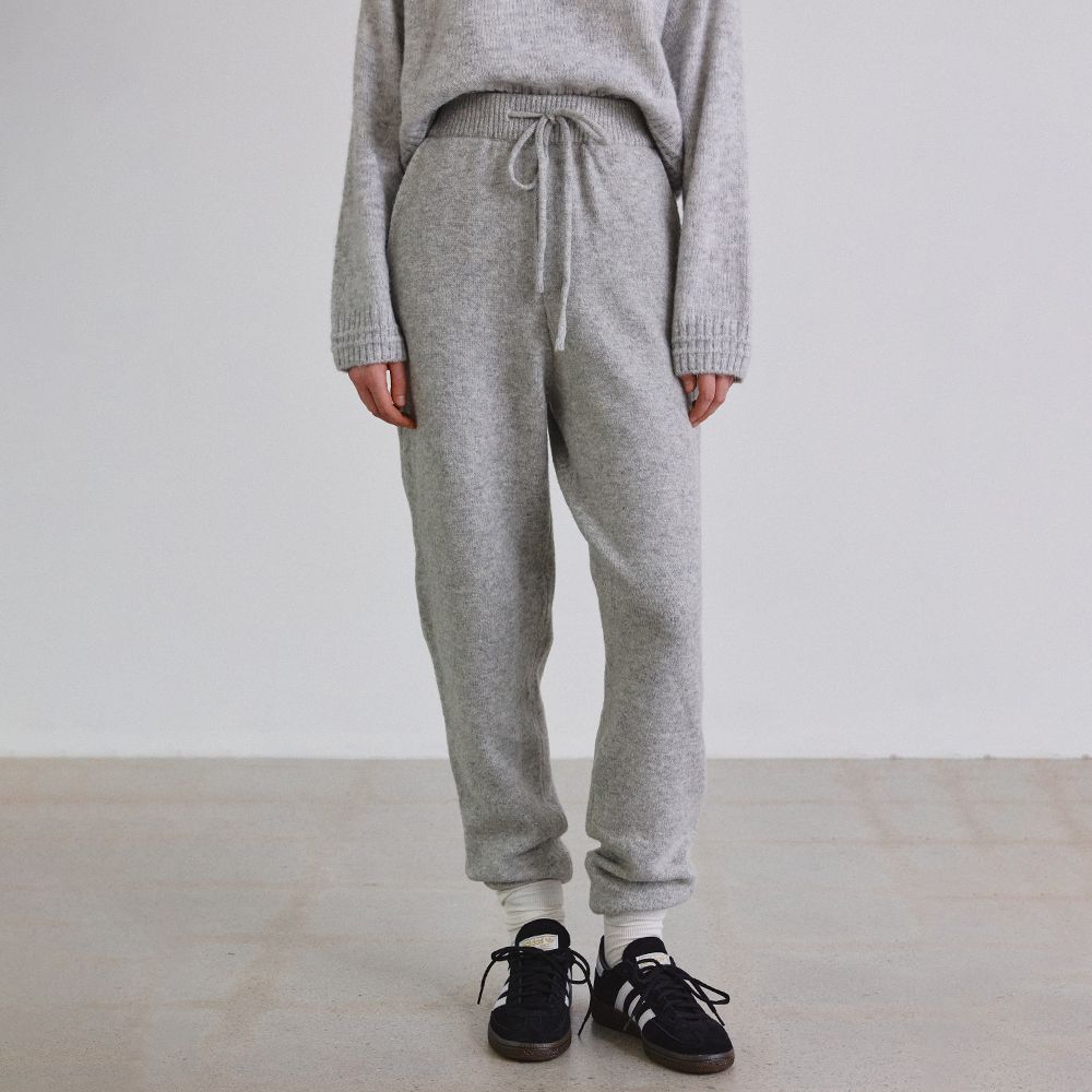 Drawstring knit jogger pants_GREY - 감도 깊은 취향 셀렉트샵 29CM