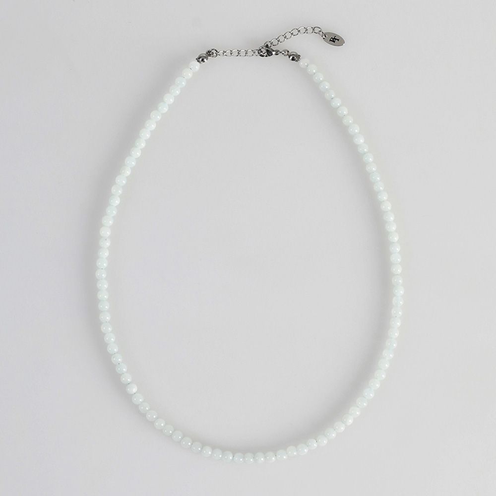 BT 원석 목걸이 12 (4mm 채운옥 민트) - 감도 깊은 취향 셀렉트샵 29CM