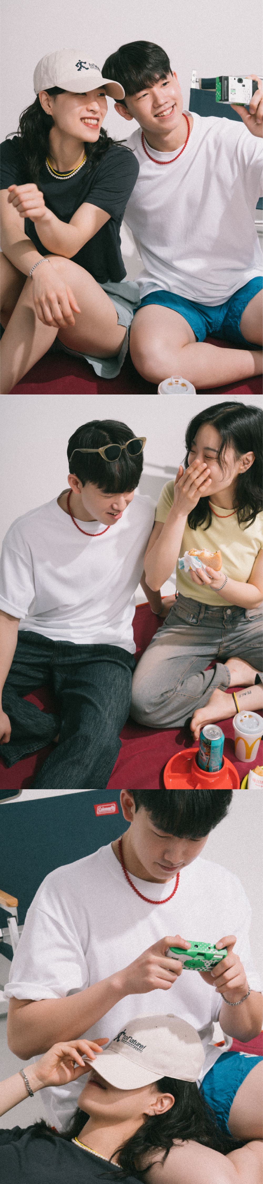 BT 원석 목걸이 15 (6mm 빙사옥 레드 / Fix type) - 감도 깊은 취향 셀렉트샵 29CM