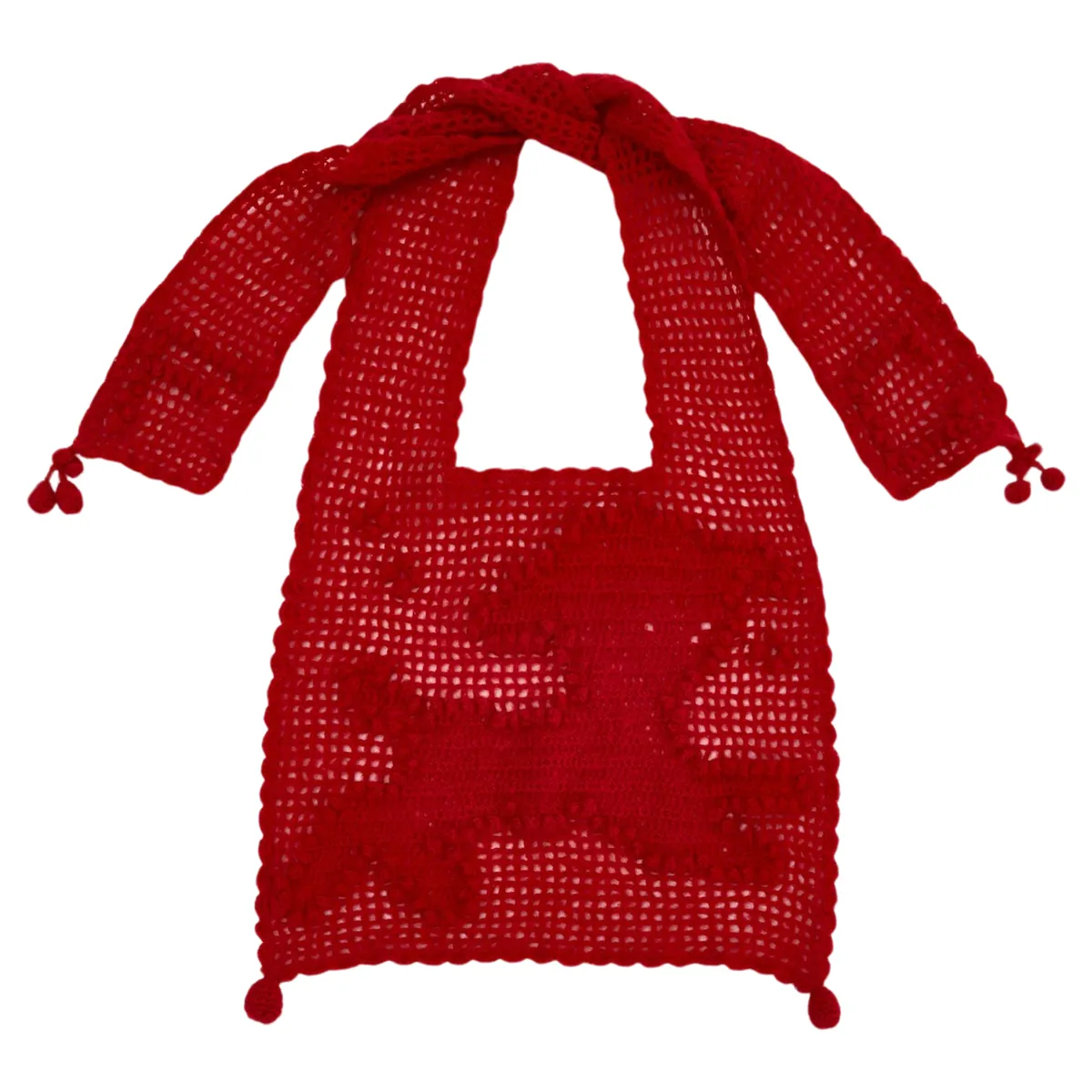 [29CM 단독] Crocheted Sailor Muffler (Doily Keyring SET) (RED) - 감도 깊은 취향 ...
