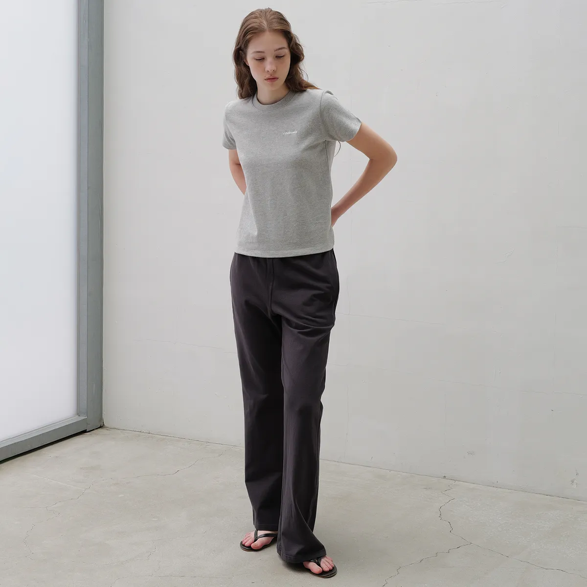 Essential slim span pants (charcoal) - 감도 깊은 취향 셀렉트샵 29CM
