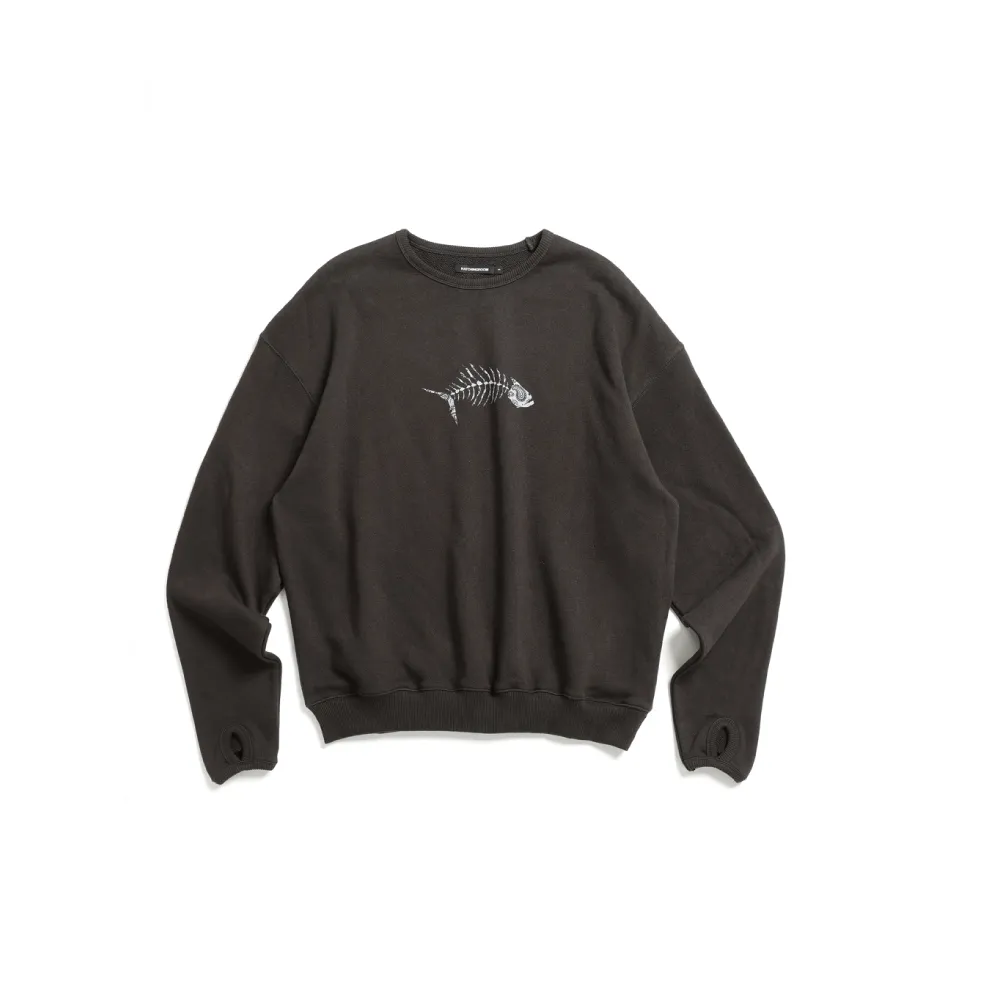 Paisley Bone Fish Sweat Charcoal - 감도 깊은 취향 셀렉트샵 29CM