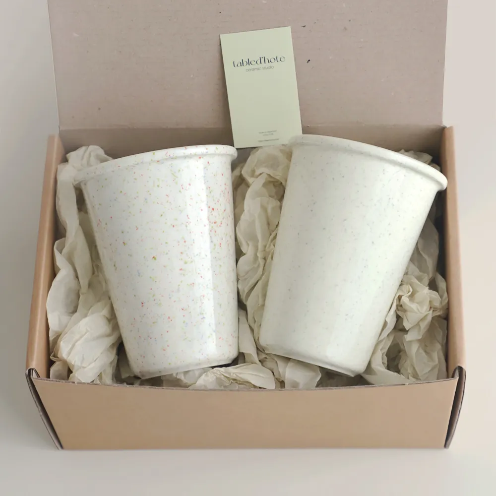 [29CM 단독] [gift Set] 타블도트 슬로우 텀블러 컵 380ml 2P 선물세트 - 감도 깊은 취향 셀렉트샵 29CM