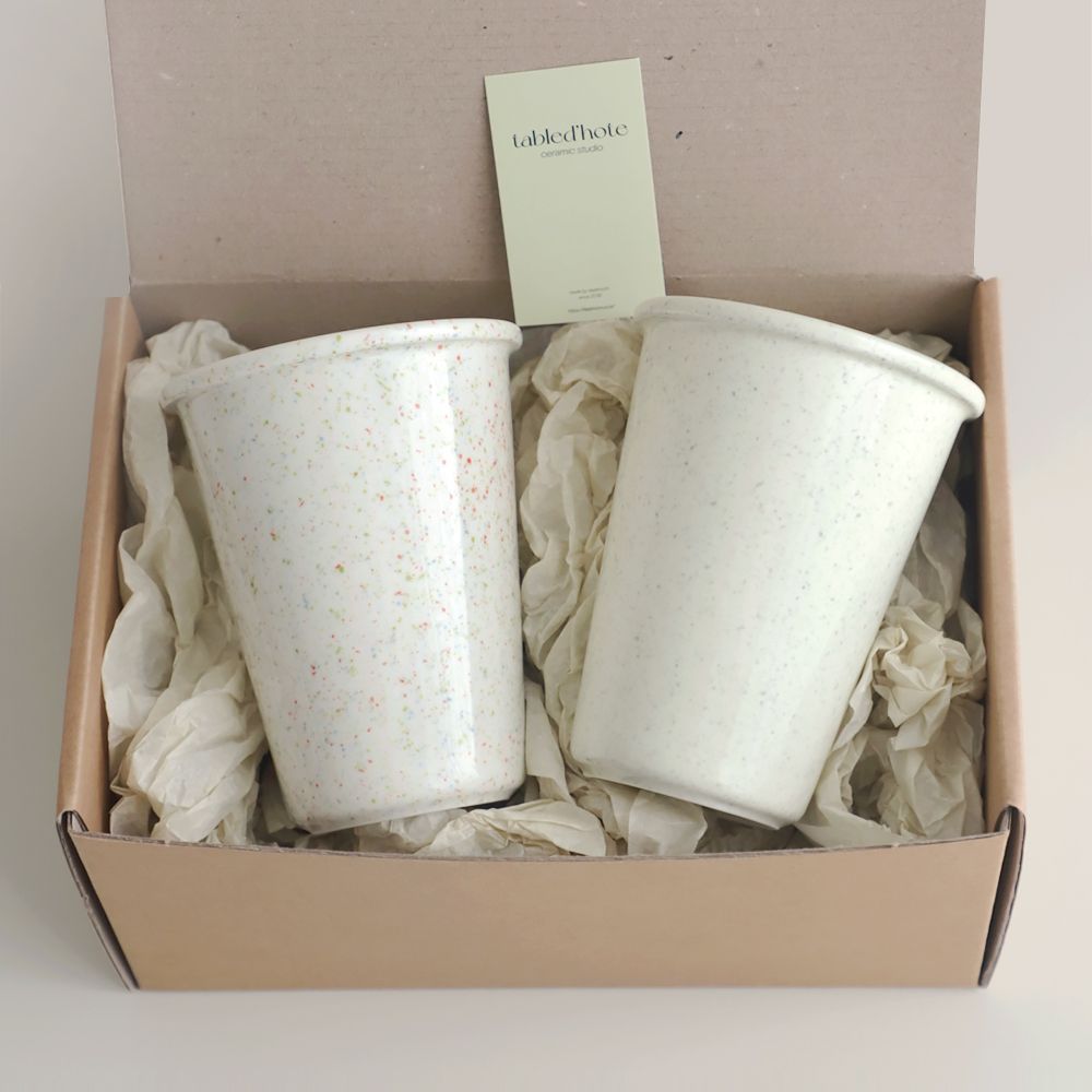 [29CM 단독] 타블도트 슬로우 텀블러 컵 380ml 2P 선물세트 - 감도 깊은 취향 셀렉트샵 29CM