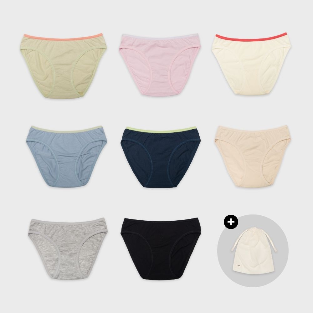 [에센셜] PICK ME PANTY PACK (5/8SET) _ 파우치 증정 - 감도 깊은 취향 셀렉트샵 29CM