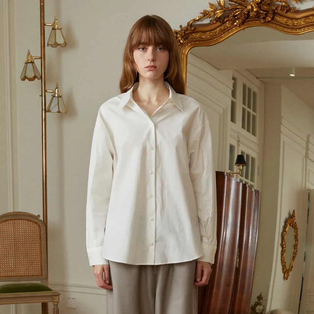 CLASSIC LINE BASIC SHIRT_WHITE - 감도 깊은 취향 셀렉트샵 29CM