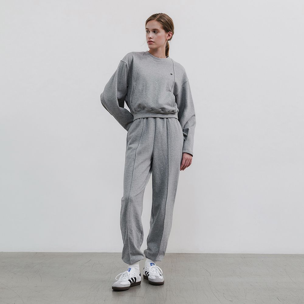 NICOLE Pin-tuck Jogger Pants (Grey) - 감도 깊은 취향 셀렉트샵 29CM