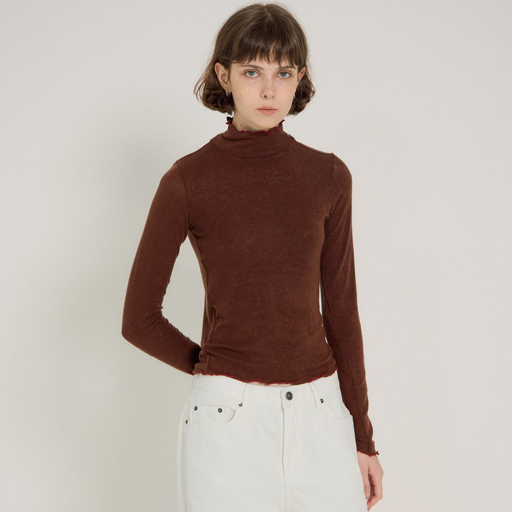 [2차] Essential Long Sleeves (Brown) - 감도 깊은 취향 셀렉트샵 29CM