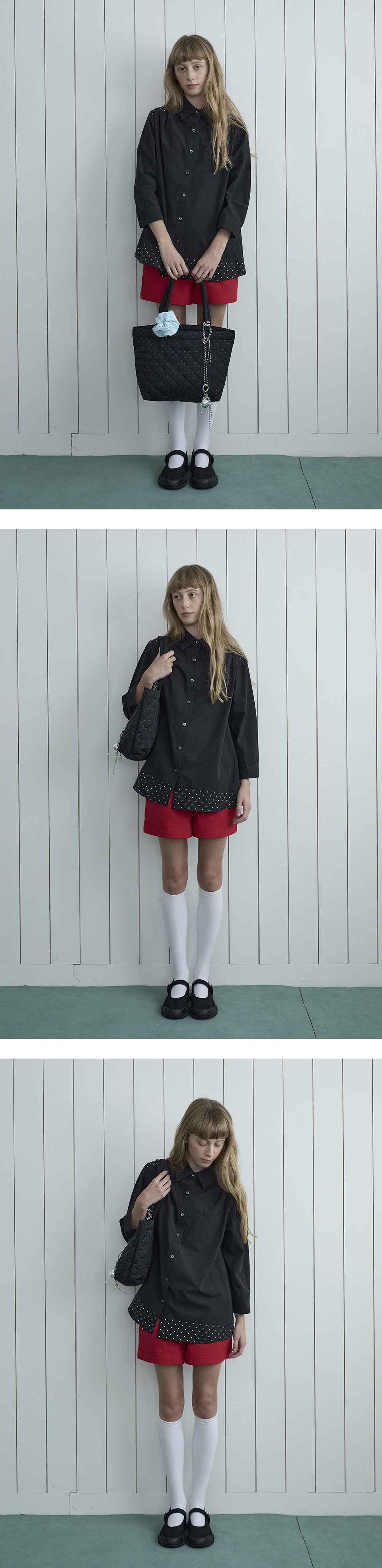 VNMT padding bag_black dot - 감도 깊은 취향 셀렉트샵 29CM