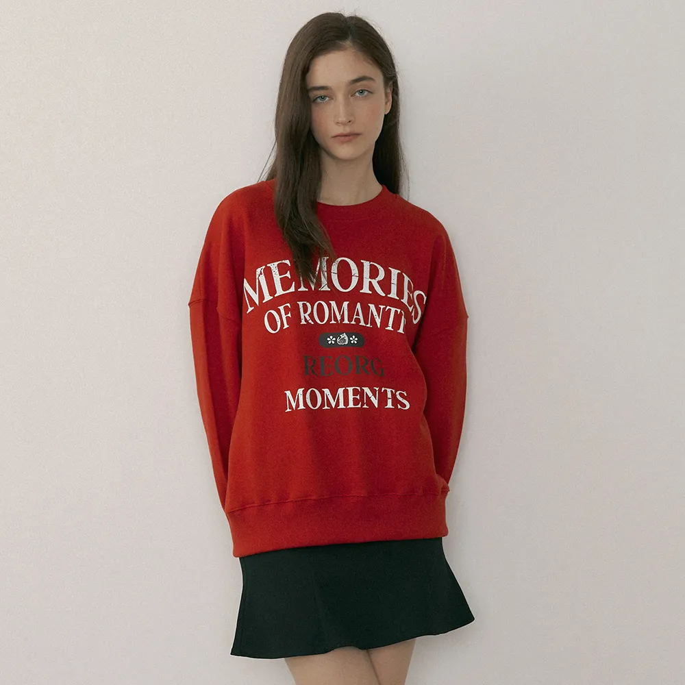 MOR MEMORY SWEATSHIRTS RED - 감도 깊은 취향 셀렉트샵 29CM