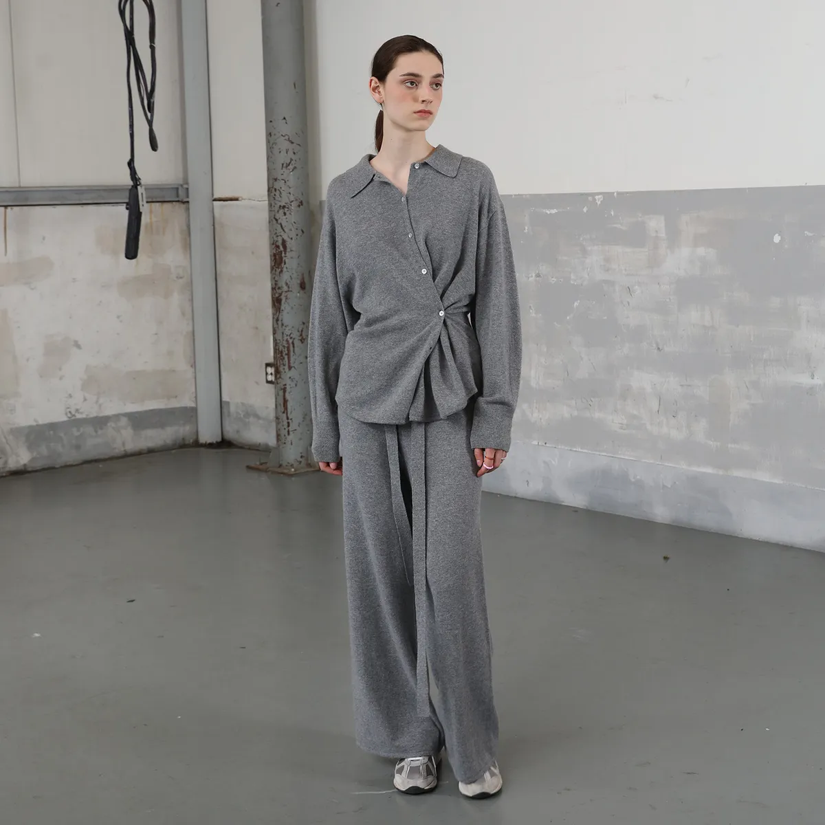 Genius Knit Trouser_Greyhound - 감도 깊은 취향 셀렉트샵 29CM