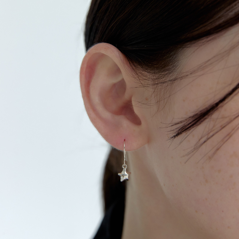 Star hook earrings (2 colors) - 감도 깊은 취향 셀렉트샵 29CM