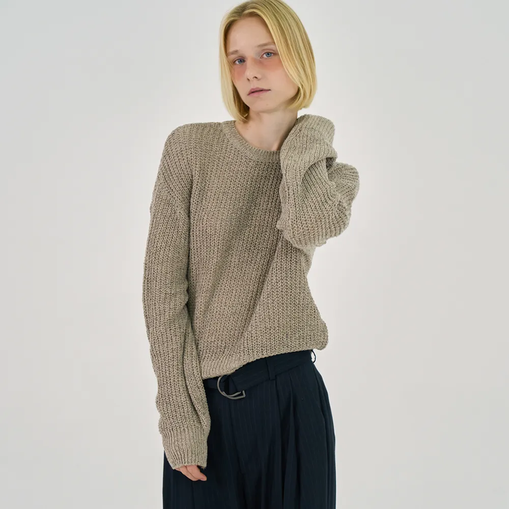 Hachi Cotton Knit Brown - 감도 깊은 취향 셀렉트샵 29CM