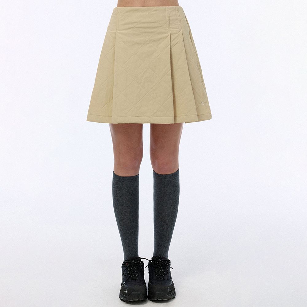 [24FW clove] Quilted Skirt (Beige) - 감도 깊은 취향 셀렉트샵 29CM