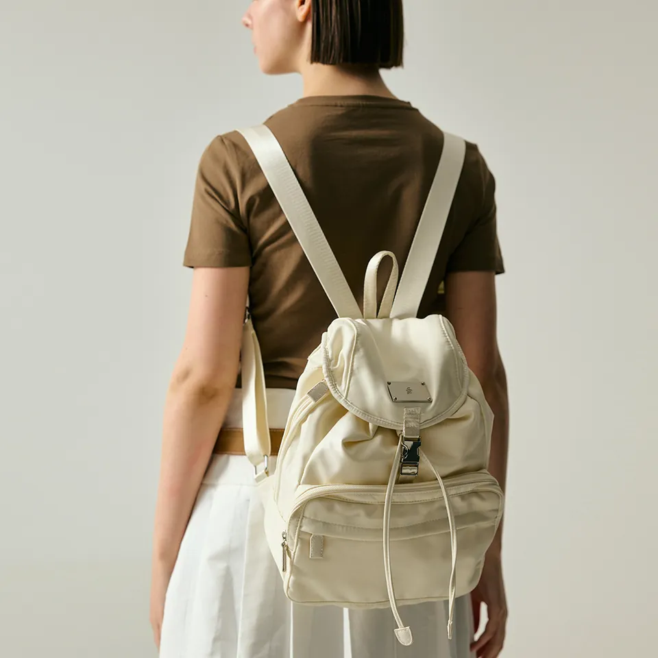 SYMBOL NYLON SMALL BACKPACK [IVORY] - 감도 깊은 취향 셀렉트샵 29CM