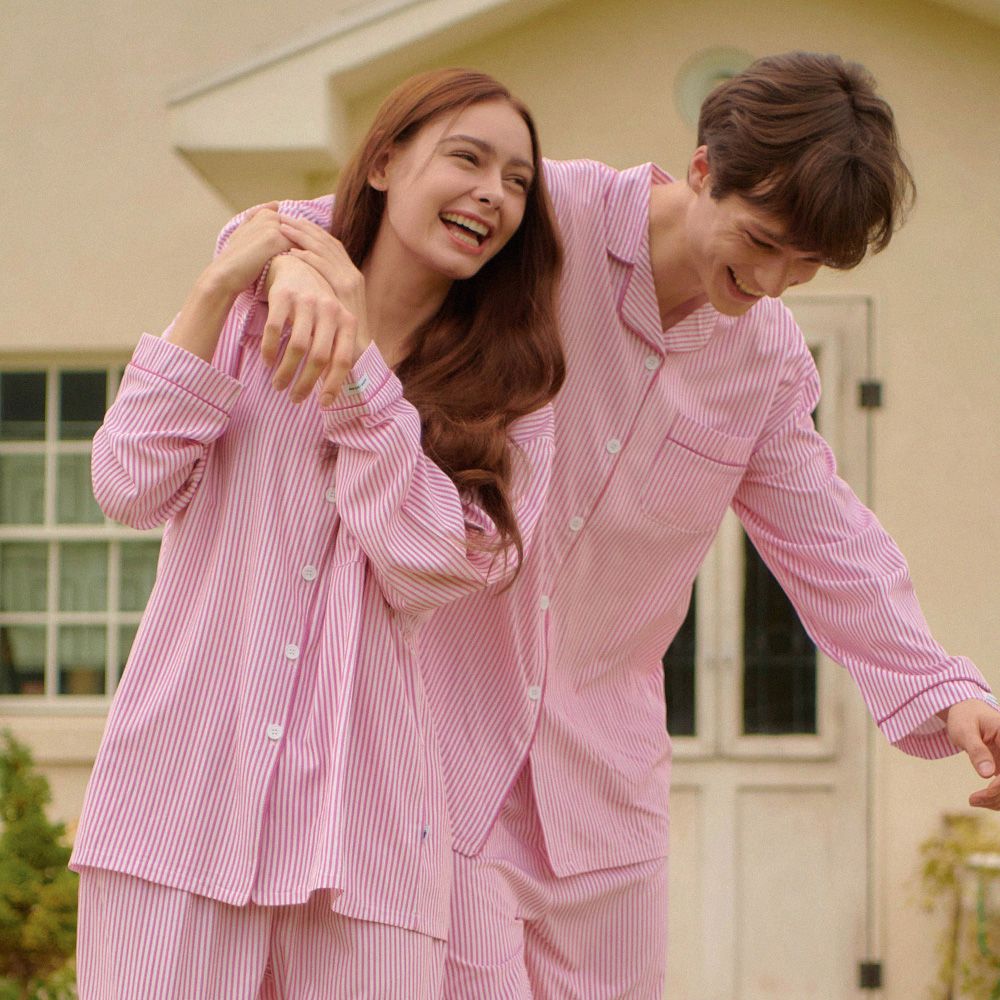 [2PACK] (uni) 올리버 트래블 스트라이프 긴팔 파자마 세트 4colors - 감도 깊은 취향 셀렉트샵 29CM