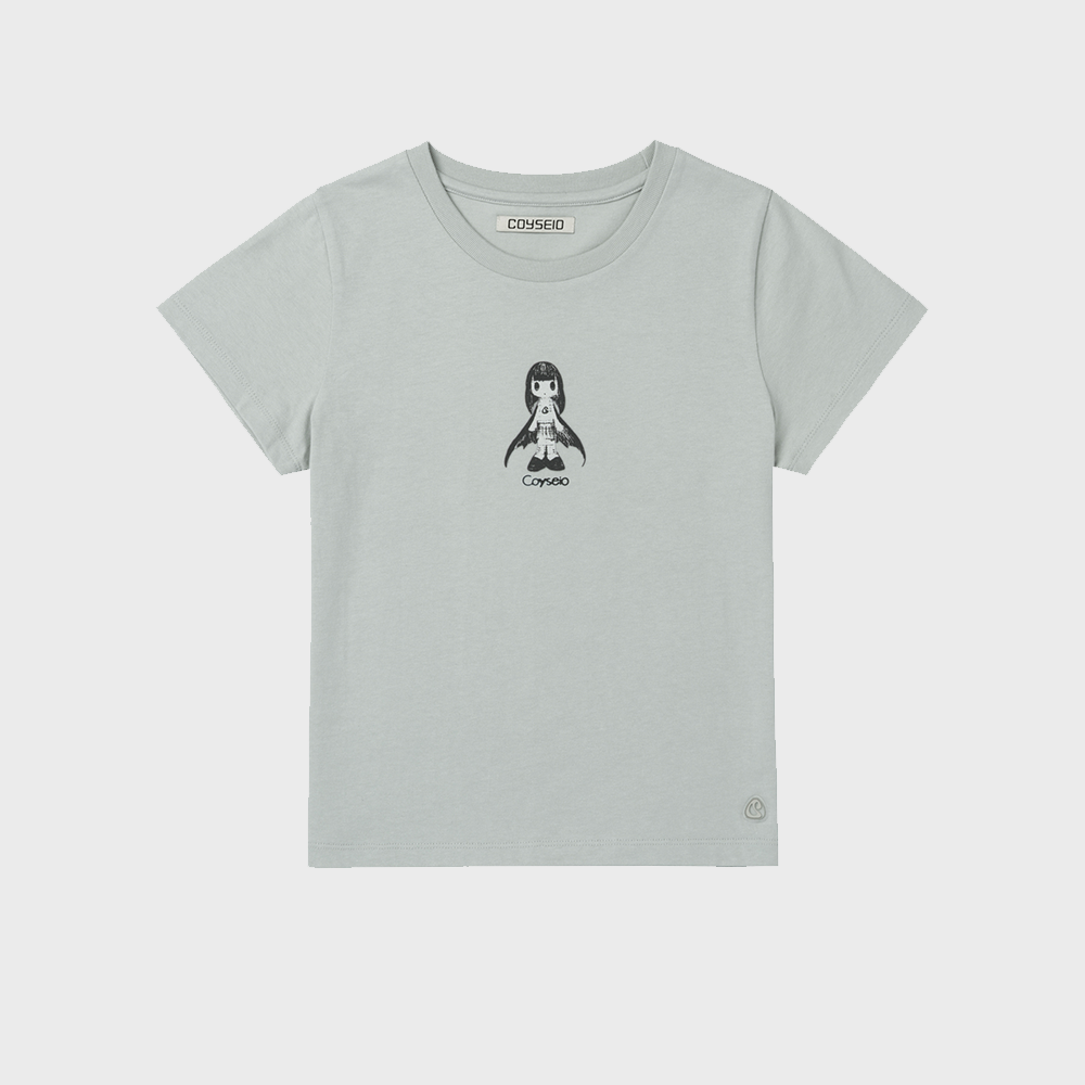 LEGNA CHARACTER T-SHIRT SAND GREY - 감도 깊은 취향 셀렉트샵 29CM