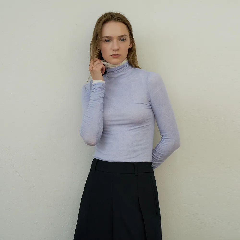 [1+1] Tencel Wool Turtleneck_4 Colors - 감도 깊은 취향 셀렉트샵 29CM