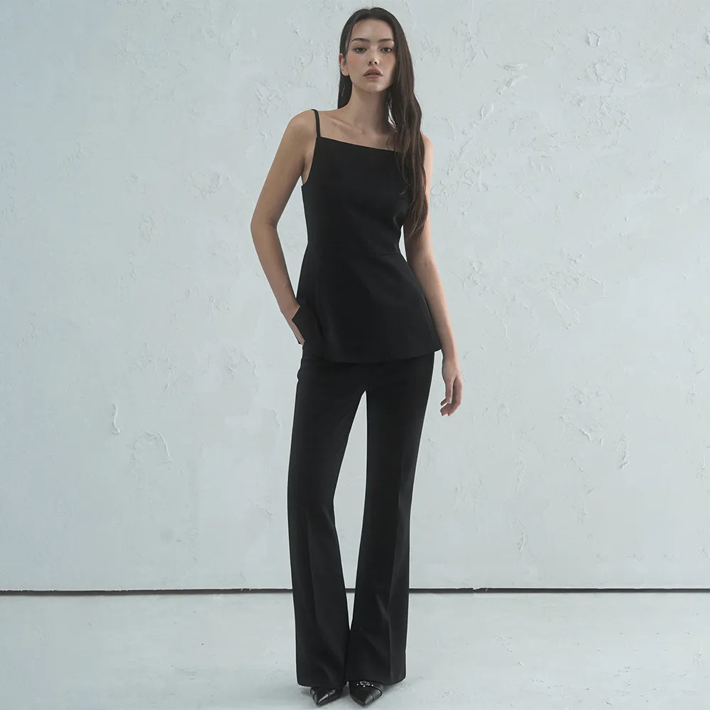 Jie Slender Slit Slacks BLACK - 감도 깊은 취향 셀렉트샵 29CM