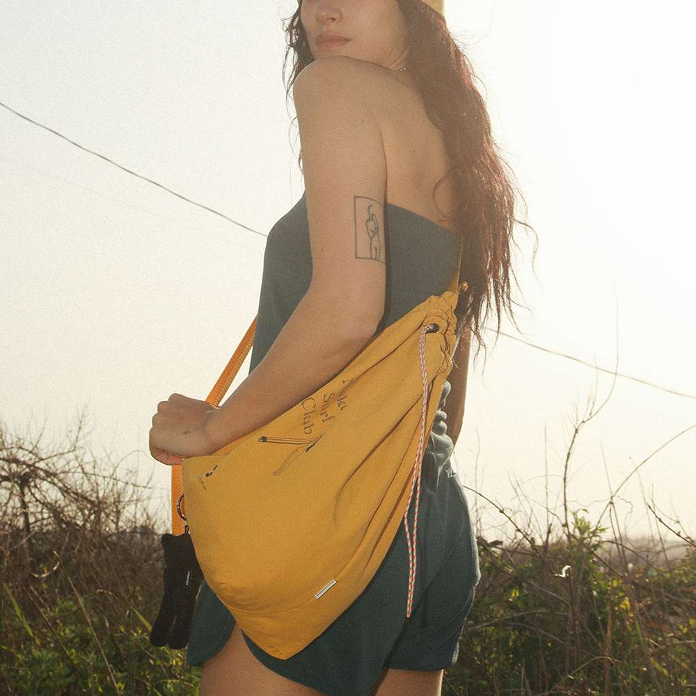 Recycle waterproof bag (Mustard) - 감도 깊은 취향 셀렉트샵 29CM