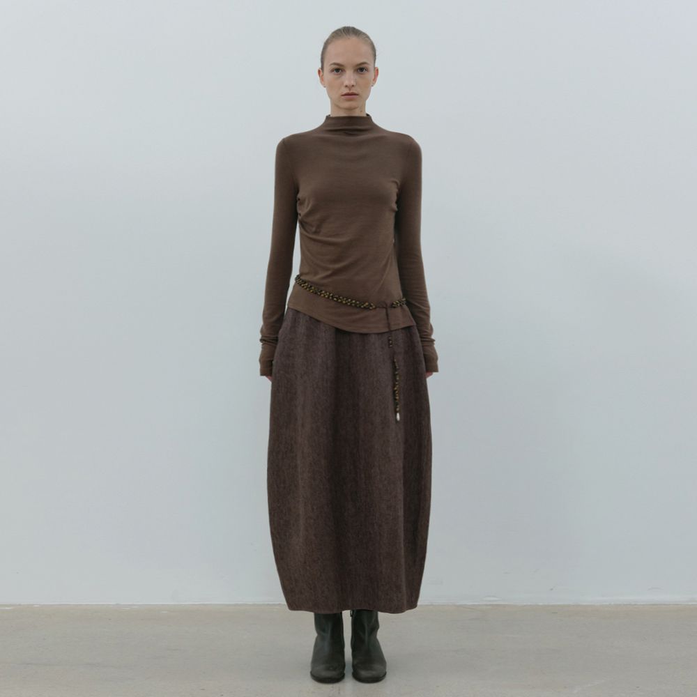 barrel skirt (brown) - 감도 깊은 취향 셀렉트샵 29CM