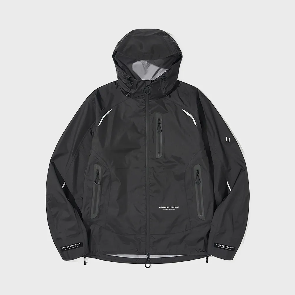 3LAYER SLIT REFLECTIVE HARD SHELL JACKET_BLACK_WOL063 - 감도 깊은 취향 셀렉트샵 29CM