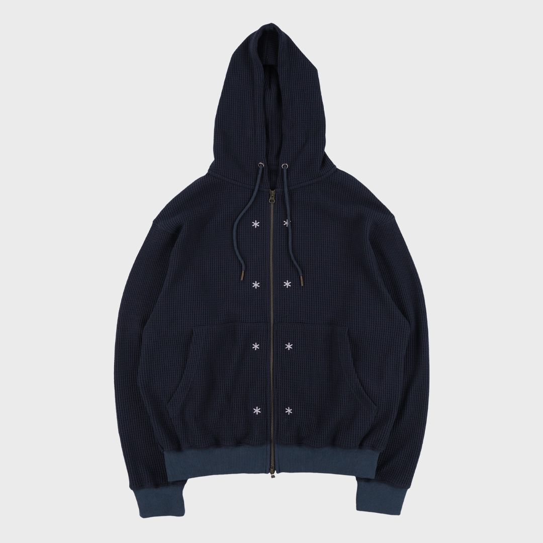 TCM snow waffle hooded zip-up (navy) - 감도 깊은 취향 셀렉트샵 29CM