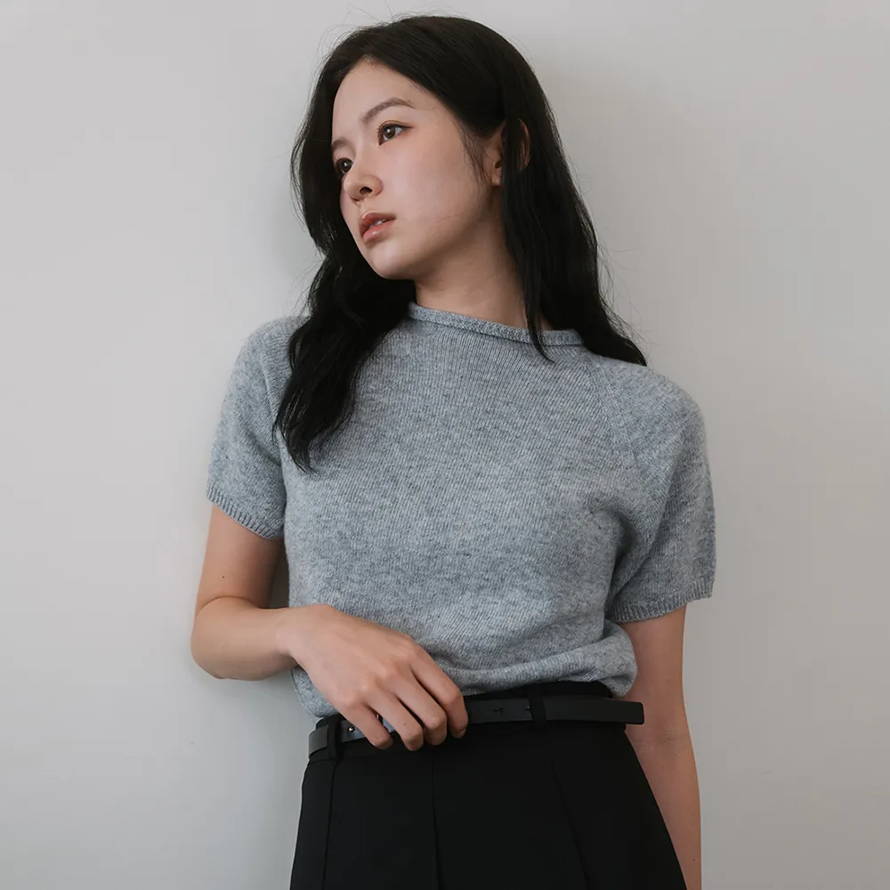 Half Neck Wool Knit - Gray - 감도 깊은 취향 셀렉트샵 29CM