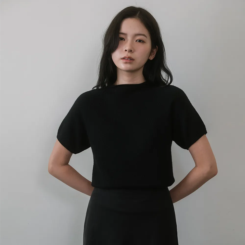 Half Neck Wool Knit - Black - 감도 깊은 취향 셀렉트샵 29CM