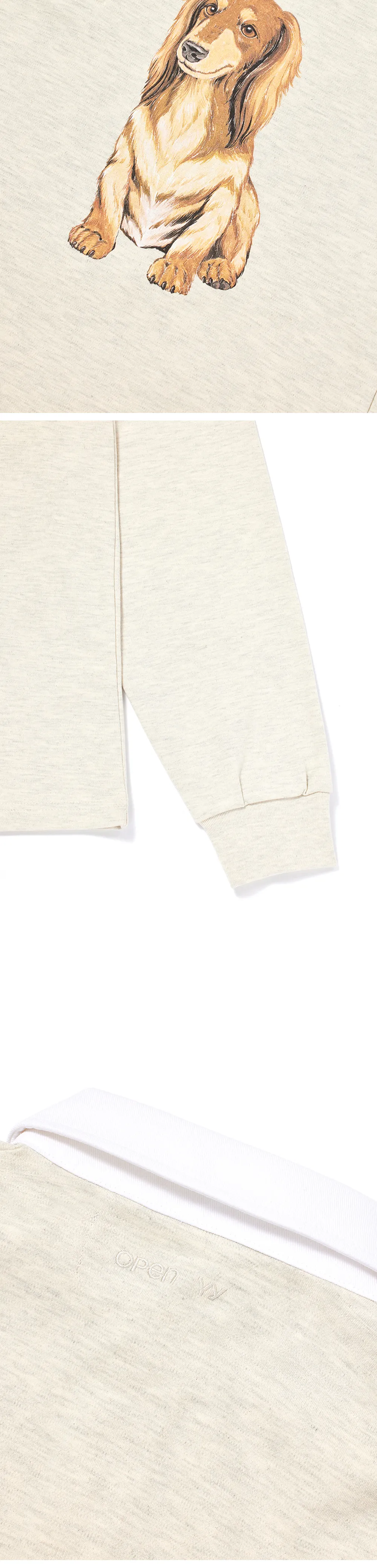 DOG RUGBY SHIRT (OATMEAL) - 감도 깊은 취향 셀렉트샵 29CM