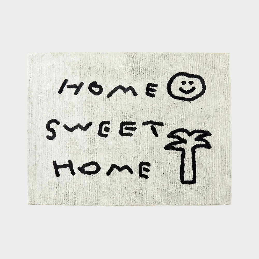 RUG HOME SWEET HOME IVORY L - 감도 깊은 취향 셀렉트샵 29CM