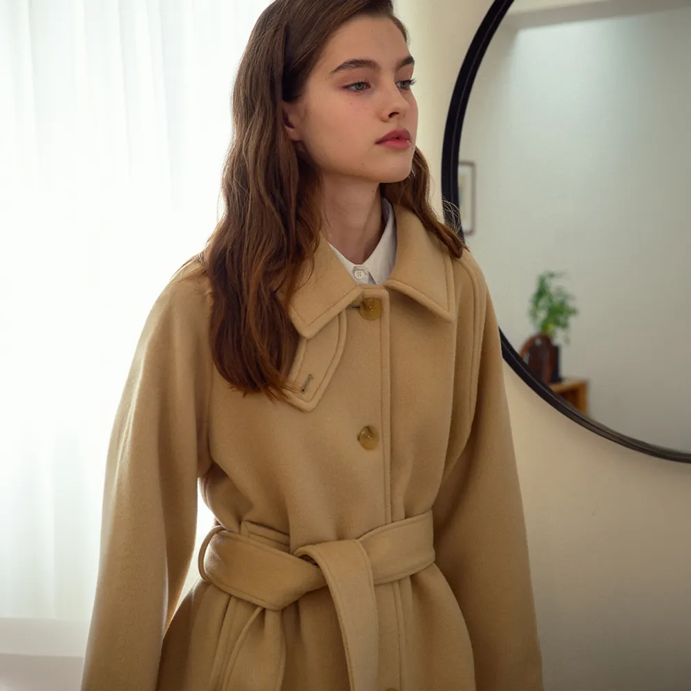 [LINE] 프리미엄 캐시미어 오버핏 싱글 롱 코트 (2c) - 감도 깊은 취향 셀렉트샵 29CM