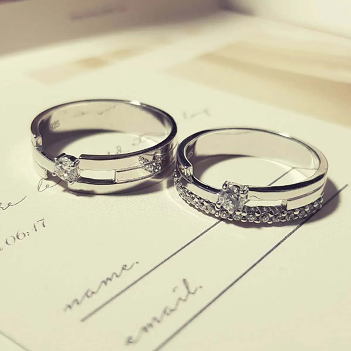Parallel line Couple Ring - 감도 깊은 취향 셀렉트샵 29CM