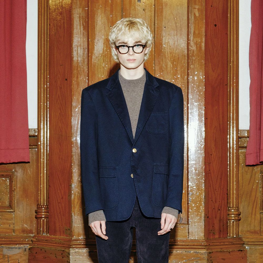 [MIJ] MOLESKIN COTTON SACK CUT JACKET - NAVY - 감도 깊은 취향 셀렉트샵 29CM