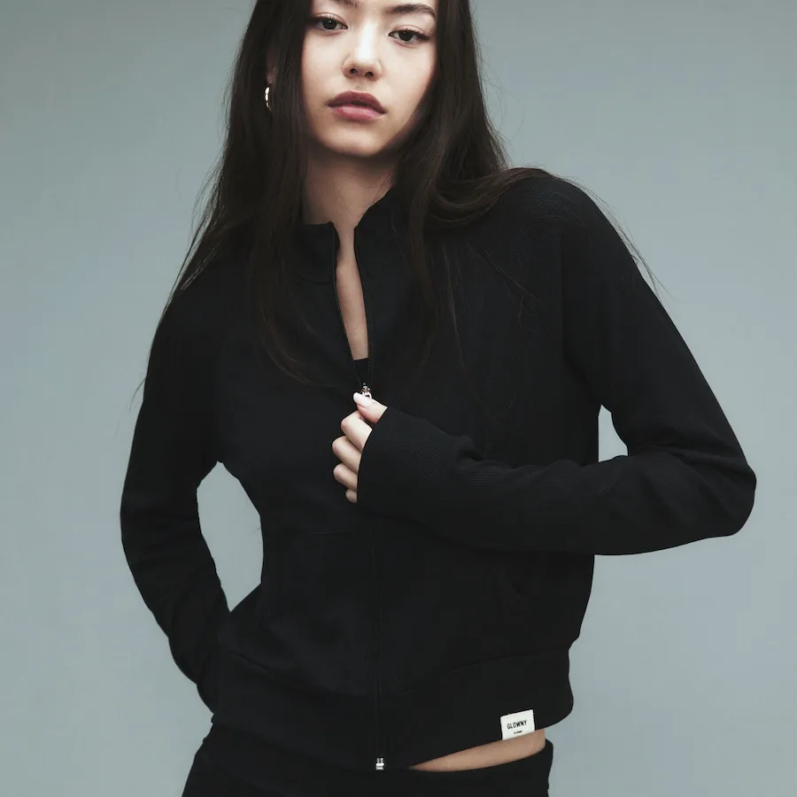 G CLASSIC RIB TRACK ZIP-UP (BLACK) - 감도 깊은 취향 셀렉트샵 29CM
