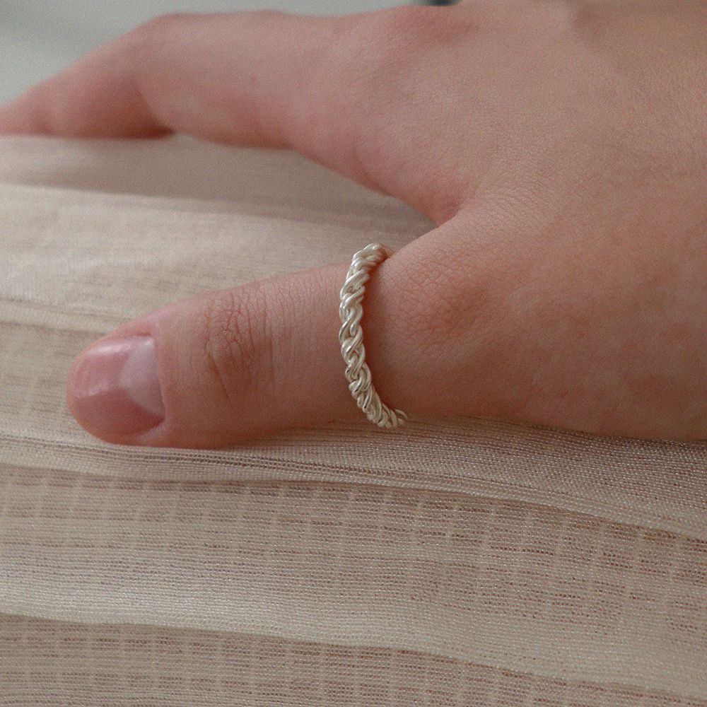 silver rope ring - 감도 깊은 취향 셀렉트샵 29CM