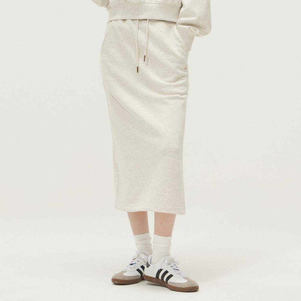 우먼 스웻 롱 스커트 오트밀 - 감도 깊은 취향 셀렉트샵 29CM