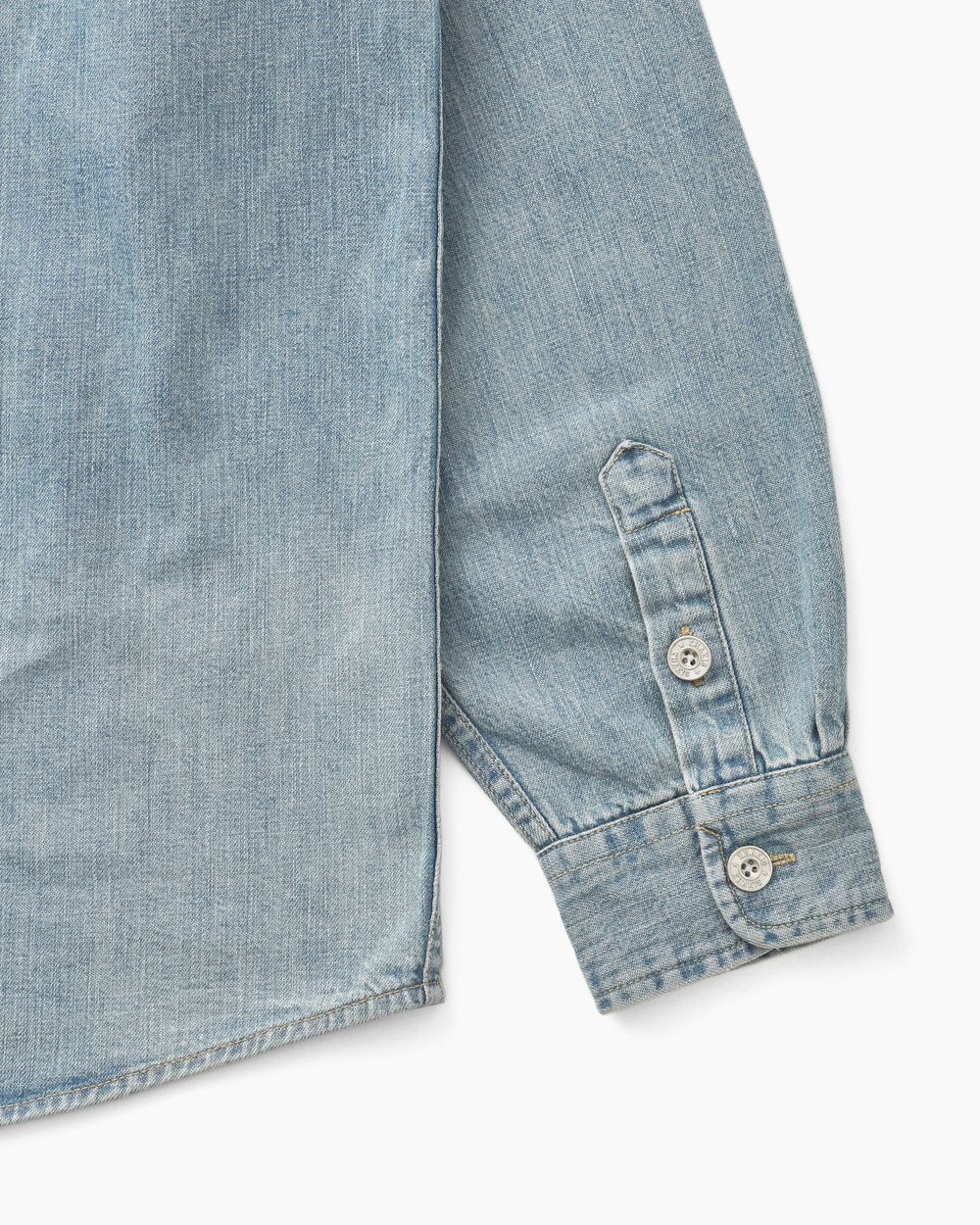 2P Denim Work Shirt Light Blue - 감도 깊은 취향 셀렉트샵 29CM